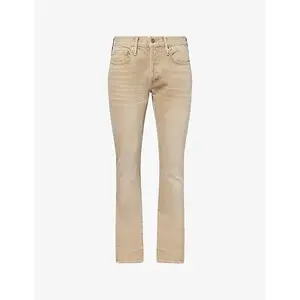 TOM FORD Regular-fit Straight-leg Denim Jeans - Washed Sand