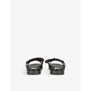 Steve Madden Missile Leather Sandals - Bronze