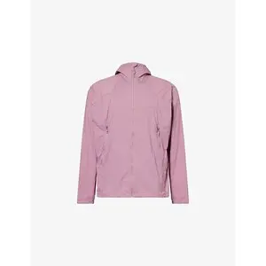 SALOMON Outwind Logo-print Shell Jacket Xxl - Dusky Orchid
