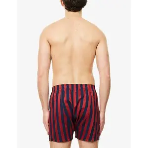 Derek Rose Striped Regular-fit Boxer Shorts