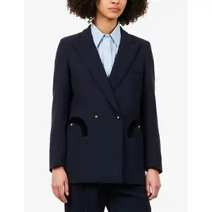 BLAZÉ MILANO Everyday Double-breasted Wool Blazer