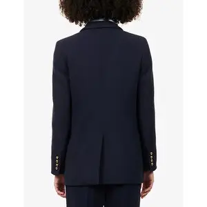 BLAZÉ MILANO Everyday Double-breasted Wool Blazer