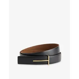 TOM FORD Slim-t Reversible Leather Belt