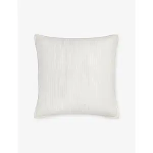 THE WHITE COMPANY Belgravia Large Cotton Cushion - Cloud