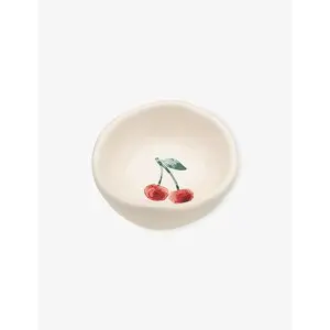 ANNA + NINA Cherry Ceramic Trinket Dish 7cm - Multi