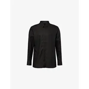 TOM FORD Classic-collar Fluid Woven Shirt - Black