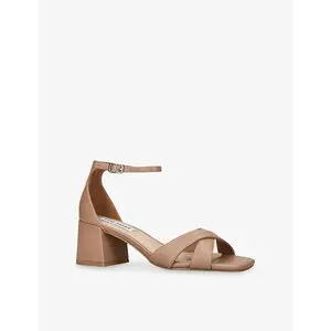 Steve Madden Leather Heeled Sandals - Tan
