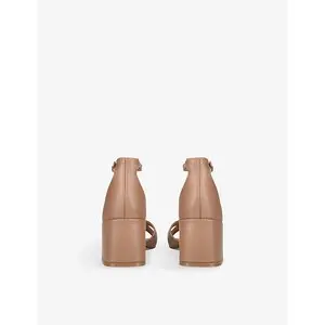 Steve Madden Leather Heeled Sandals - Tan