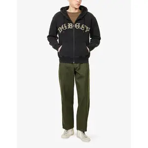 HERESY Celtic Embroidered-logo Cotton Hoodie