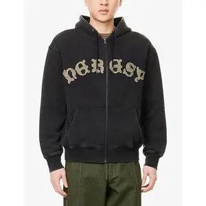HERESY Celtic Embroidered-logo Cotton Hoodie