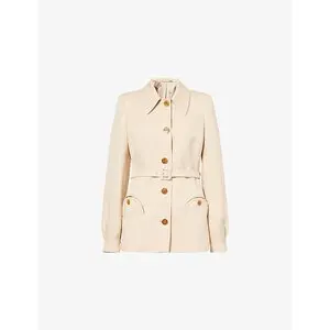 BLAZÉ MILANO Paint Belted Woven Jacket