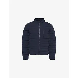 Belstaff Chassis Logo-patch Puffer Jacket - Dark Ink