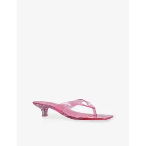 Steve Madden Tracie Heeled Jelly Sandals - Pink