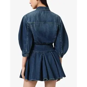 ALLSAINTS Arlo Button-down Denim Mini Dress