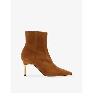 ALLSAINTS Natasha Suede Heeled Ankle Boots