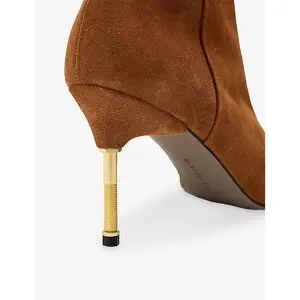 ALLSAINTS Natasha Suede Heeled Ankle Boots