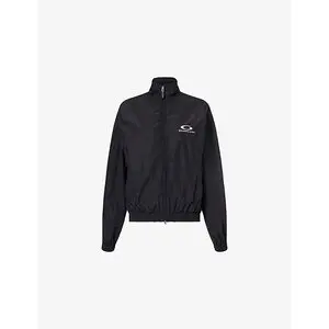 Balenciaga Logo-embroidered Cotton-blend Track Jacket