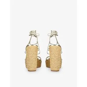 Steve Madden Faux-leather Wedge Sandals