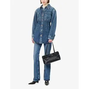 AGOLDE Wilma Mini Denim Shirt Dress - Form