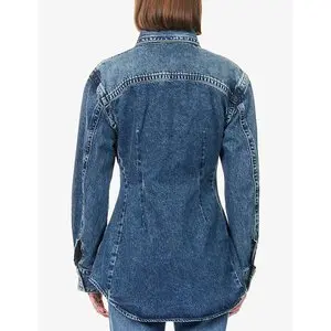 AGOLDE Wilma Mini Denim Shirt Dress - Form