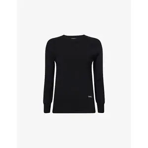 Stella McCartney Logo-embroidered Compact-knit Top