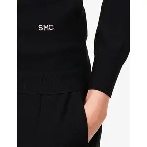 Stella McCartney Logo-embroidered Compact-knit Top