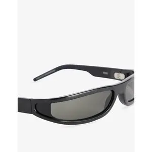 Rick Owens Fog Rectangular-frame Acetate Sunglasses