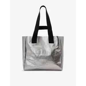 ALLSAINTS Izzy Metallic-leather Tote Bag