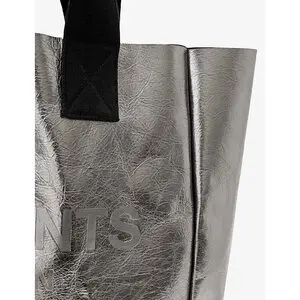 ALLSAINTS Izzy Metallic-leather Tote Bag