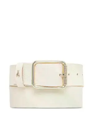Patrizia Pepe Buckle Fly Belt - Neutrals