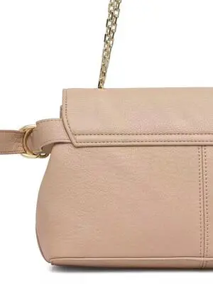 Patrizia Pepe Logo Chain Shoulder Bag