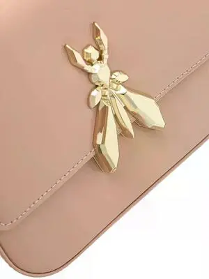 Patrizia Pepe Logo Crossbody Bag - Pink