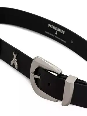 Patrizia Pepe Double-buckle Leather Belt