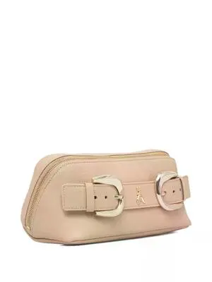 Patrizia Pepe Buckle Makeup Bag - Neutrals