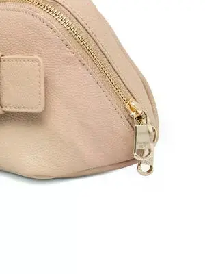 Patrizia Pepe Buckle Makeup Bag - Neutrals