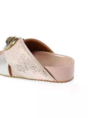 Kurt Geiger Sequin-embellished Criss-cross Sandals