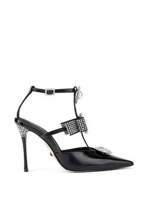 Kurt Geiger Bow Point Gladiator Embellished Pumps - Black