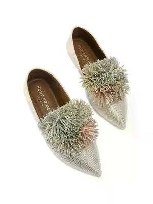 Kurt Geiger Pom-pom Pointed Loafers