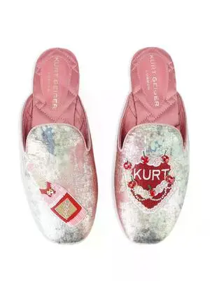 Kurt Geiger Logo Mules