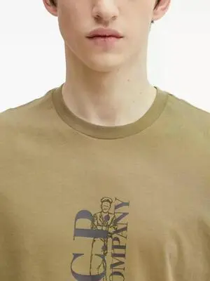 C.P. COMPANY Crew-neck T-shirt - Green