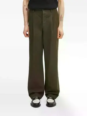 C.P. COMPANY Pleated Straight-leg Trousers