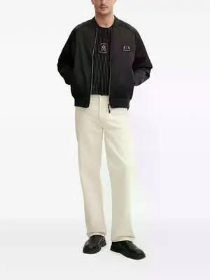 Armani Exchange Logo-patch Bomber Jacket