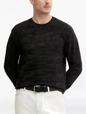 Armani Exchange Textured Knit Sweater
