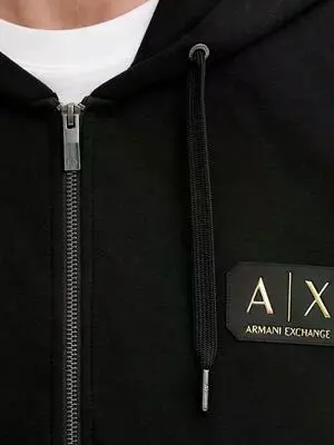 Armani Exchange Hooded Full Zip Sweatshirt