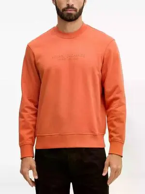 Armani Exchange Logo-detail Sweatshirt - Orange