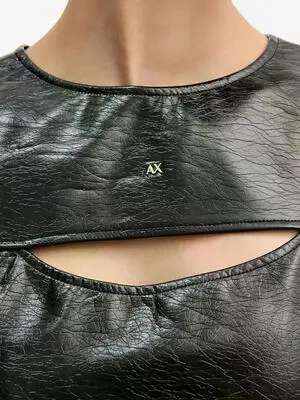 Armani Exchange Cut-out Sleeveless Mini Dress