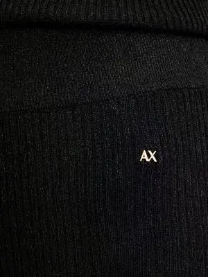 Armani Exchange Ribbed Flared Trousers