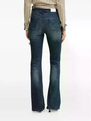 Armani Exchange Five-pockets Faded Jeans