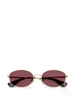 Burberry Oval-frame Sunglasses
