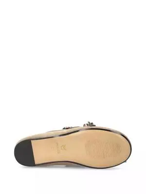 Pinko Woven Lace-up Loafers - Neutrals